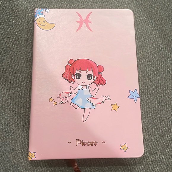 anime Pisces Journal | Other | Anime Pink Undated Pisces Journal Korean ...